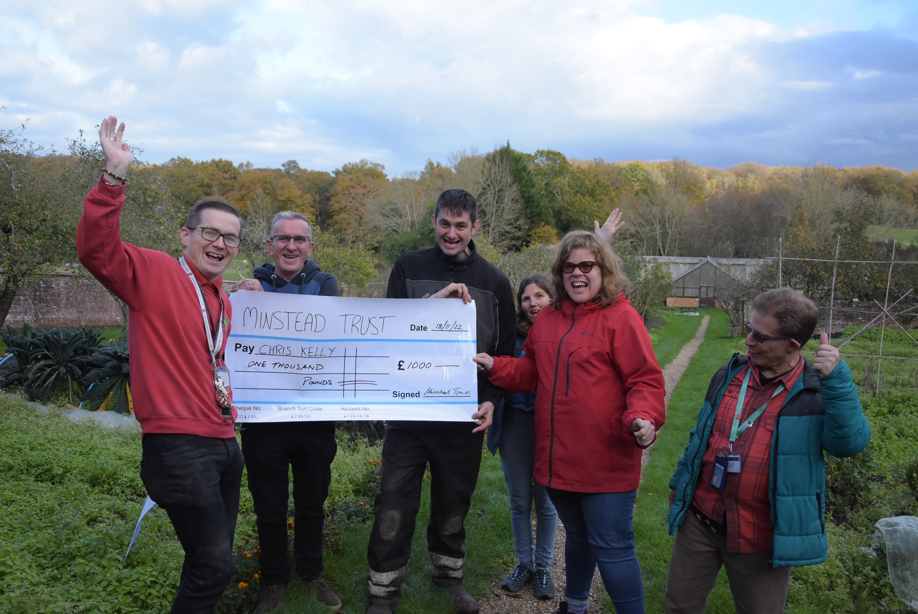Totton local wins £1000 in Minstead Trust charity raffle - Minstead Trust