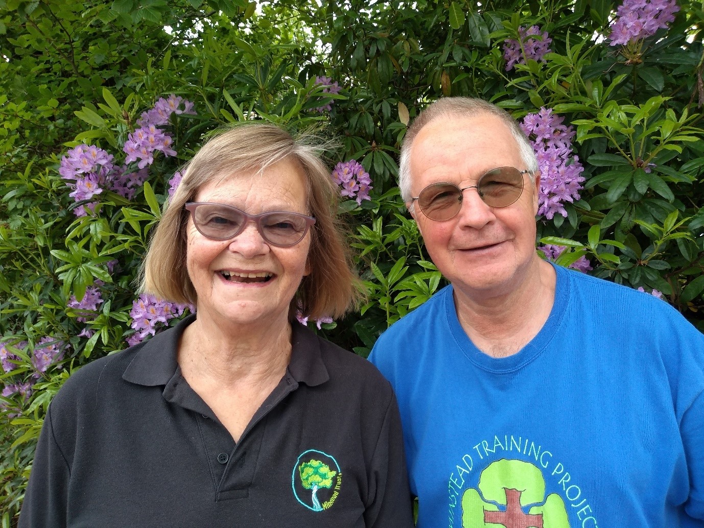 Gill & Nick: Volunteers at New Forest day opportunities - Minstead Trust